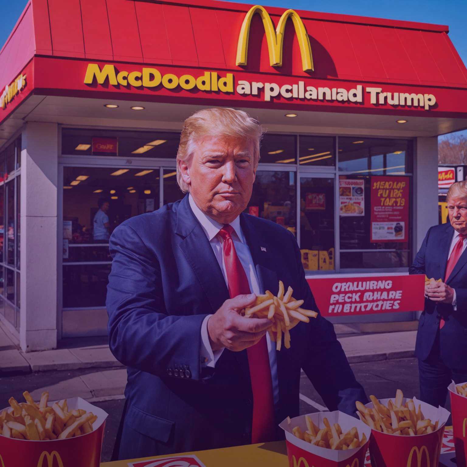 Trump McDonald's - Trending #1