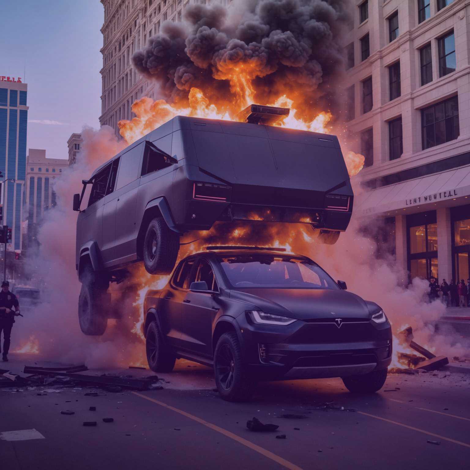 Cybertruck Blast - Trending #2